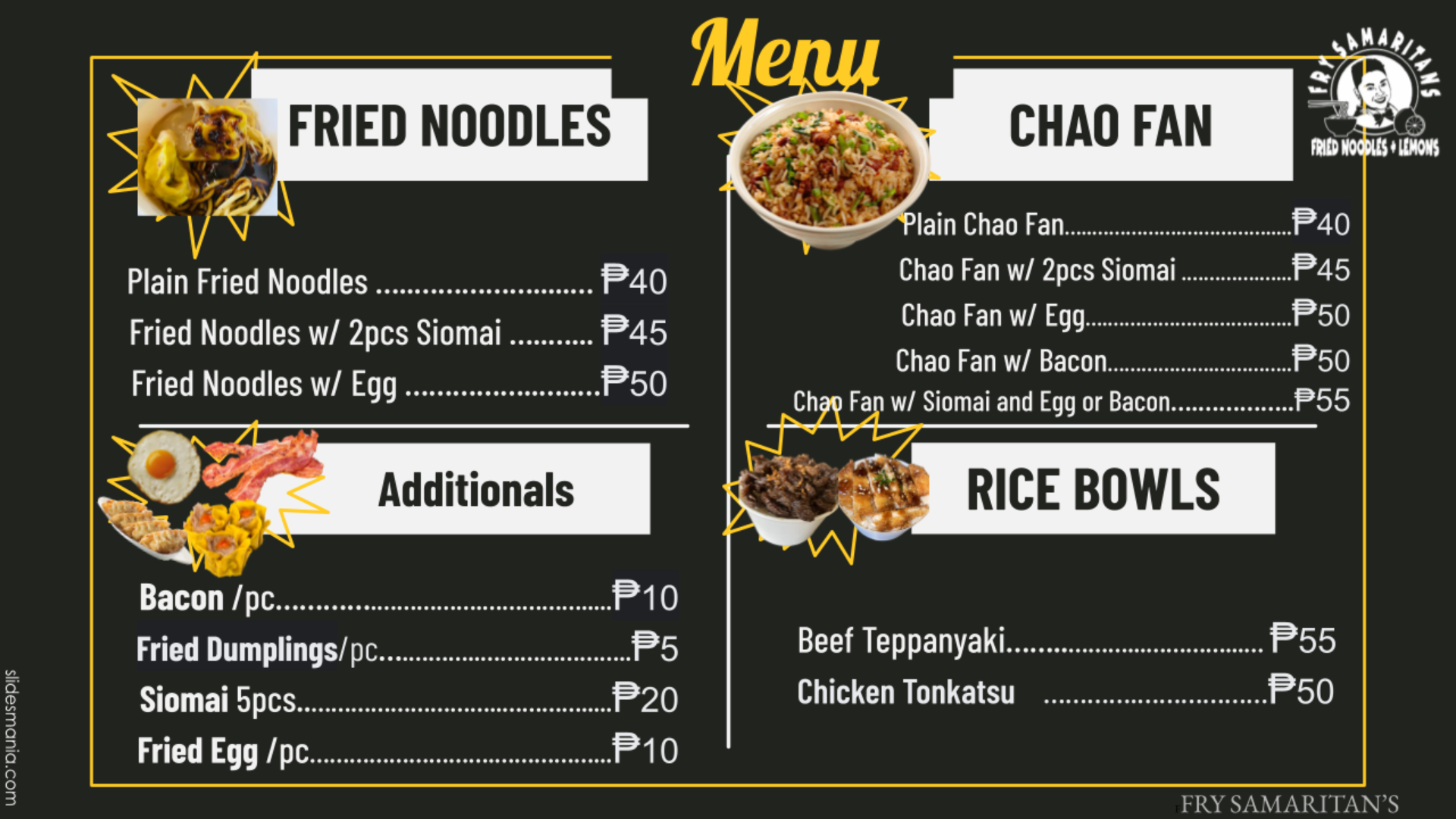 Fry Samaritans: Food Station │ Home
